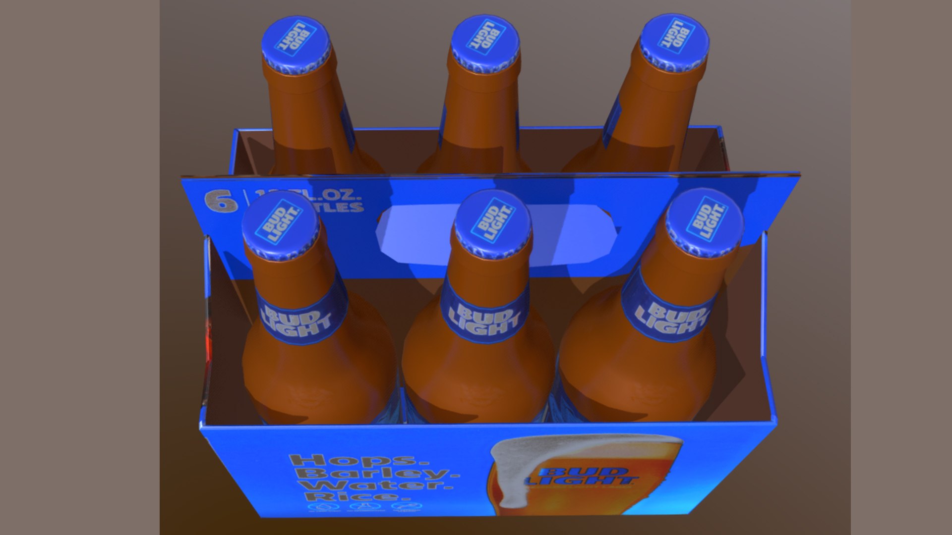 3D Beer Bottles Model - TurboSquid 2223561