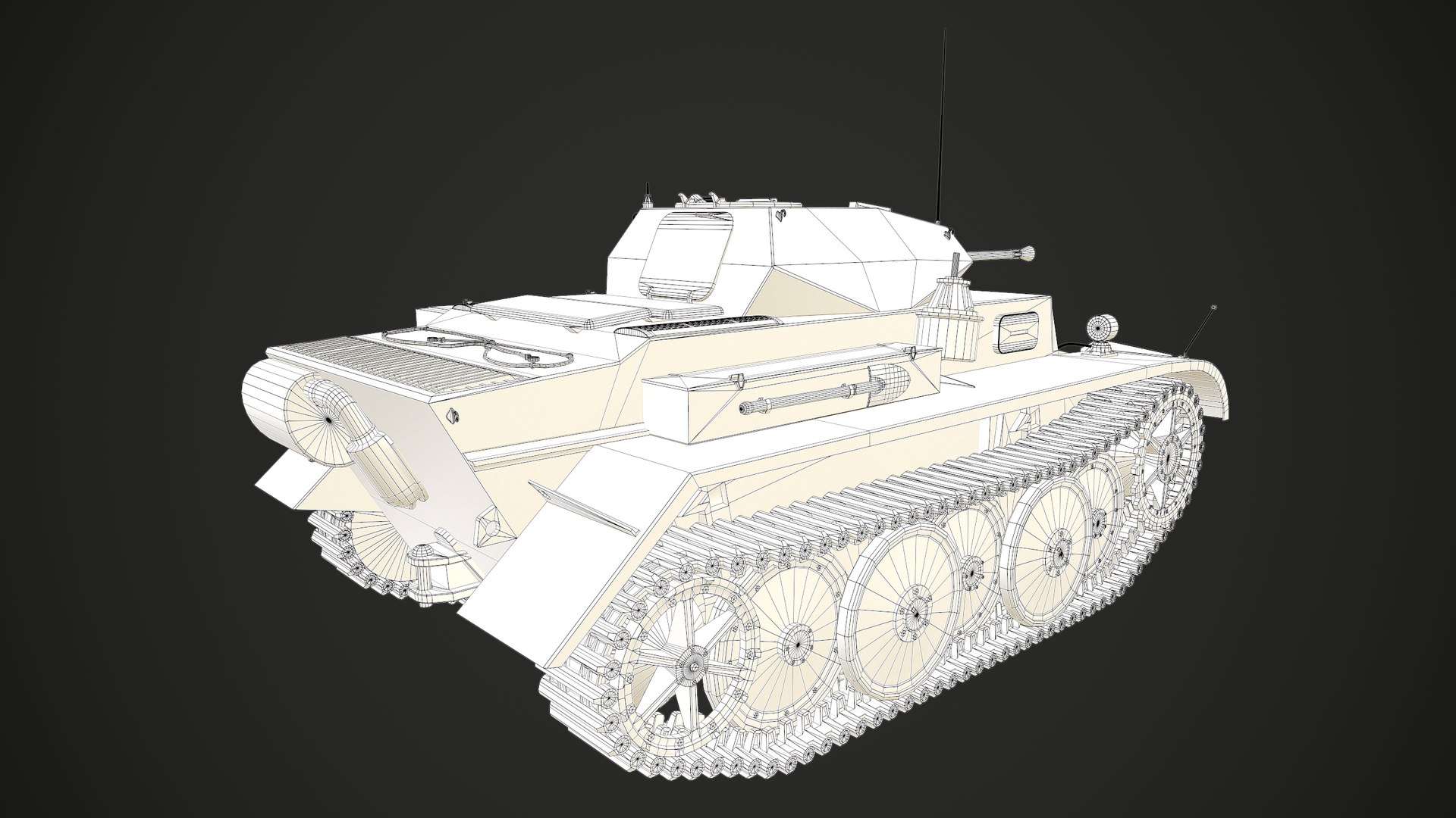 German reconnaissance panzer of the WW2 Luchs - codename Night Hunter ...