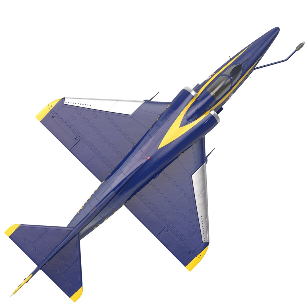 attack aircraft a-4 skyhawk 3d c4d