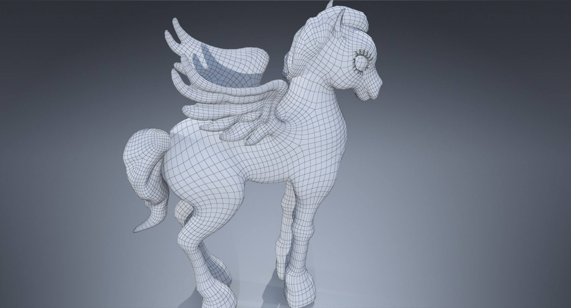 Cartoon Pony Model - TurboSquid 1422383