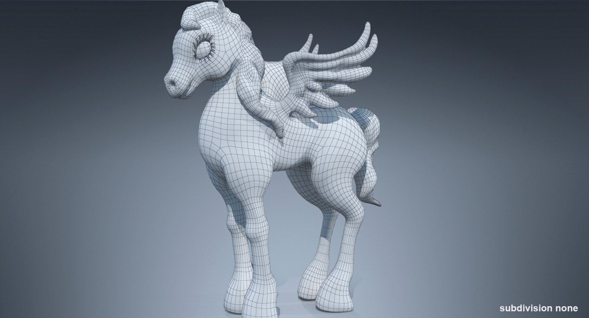 Cartoon Pony Model - TurboSquid 1422383