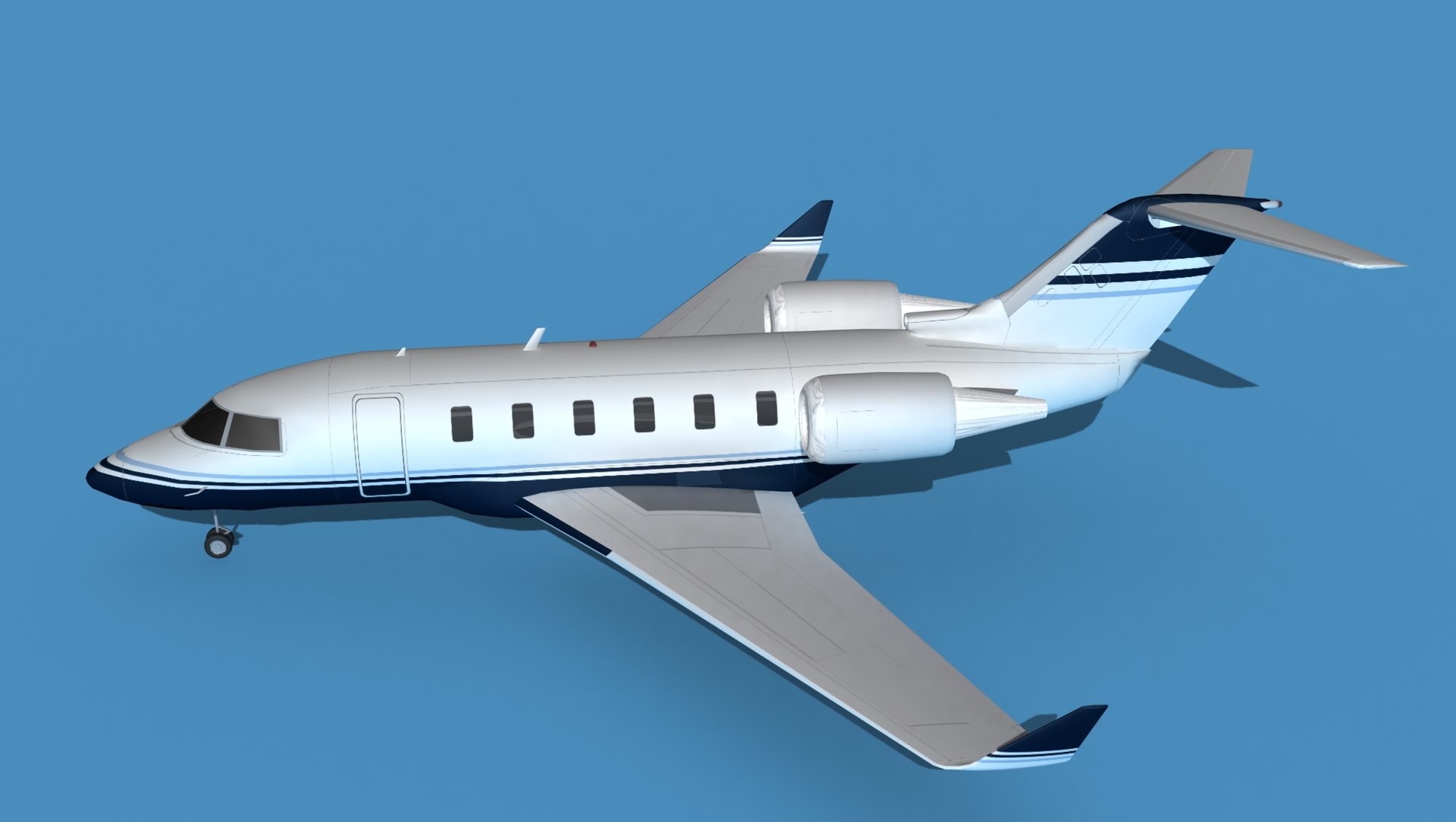 Bombardier CL604 Challenger V04 3D Model - TurboSquid 1913568