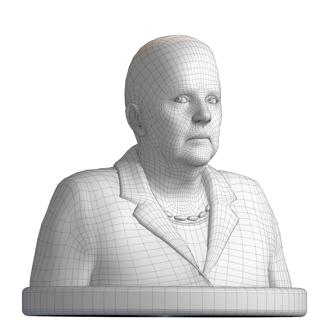 Cinema4d Angela Merkel