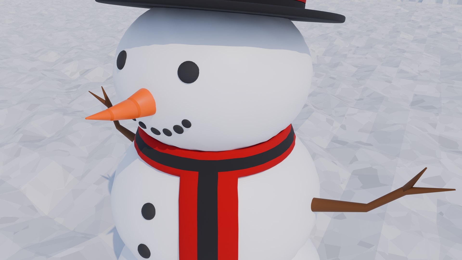 3D SnowMan Model - TurboSquid 2317959
