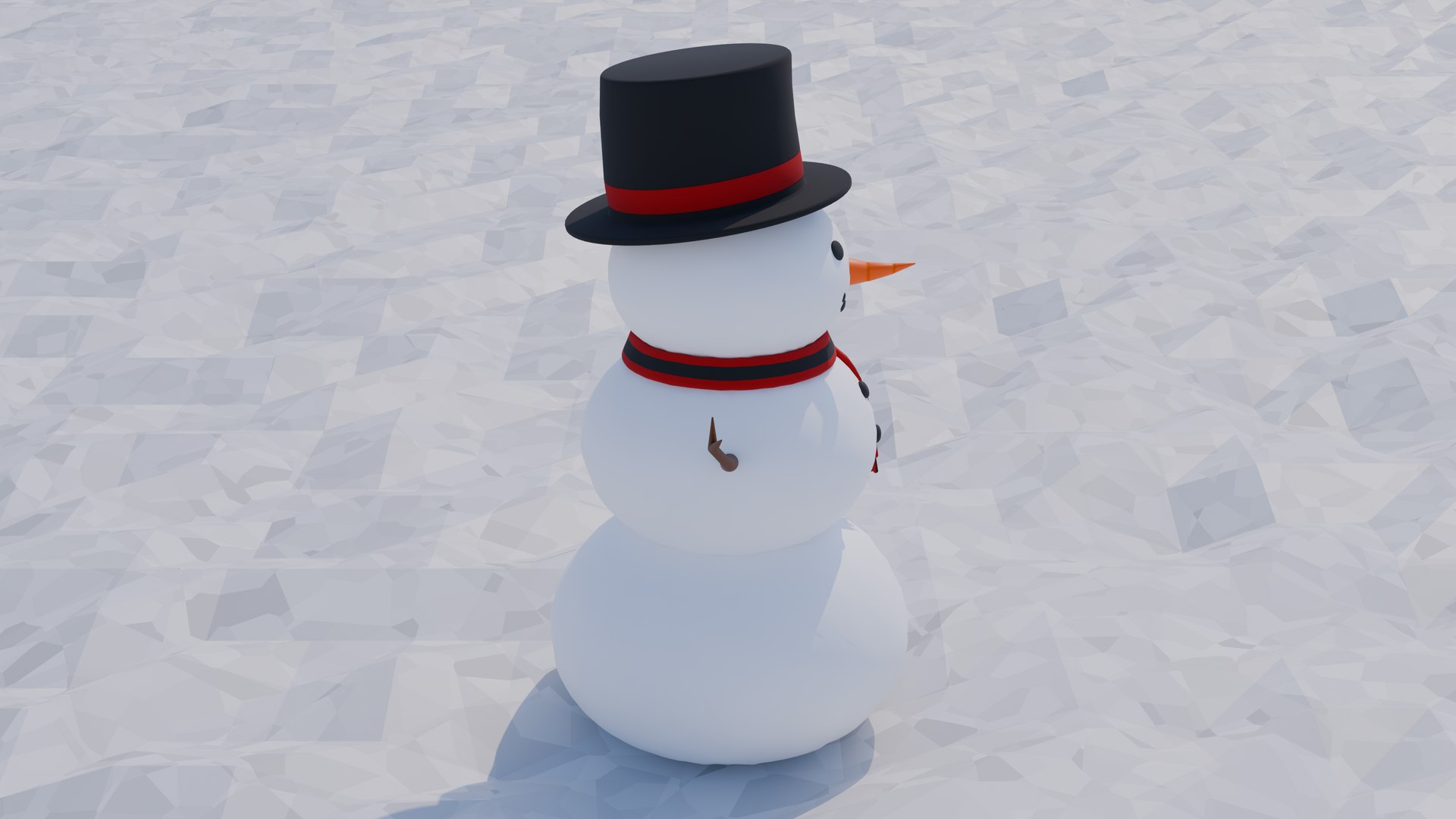 3D SnowMan Model - TurboSquid 2317959
