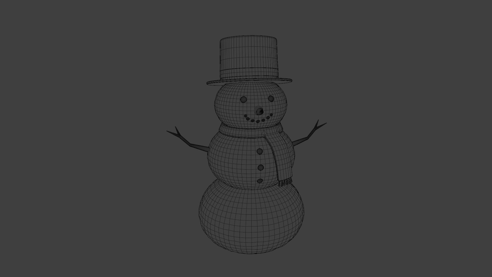 3D SnowMan Model - TurboSquid 2317959