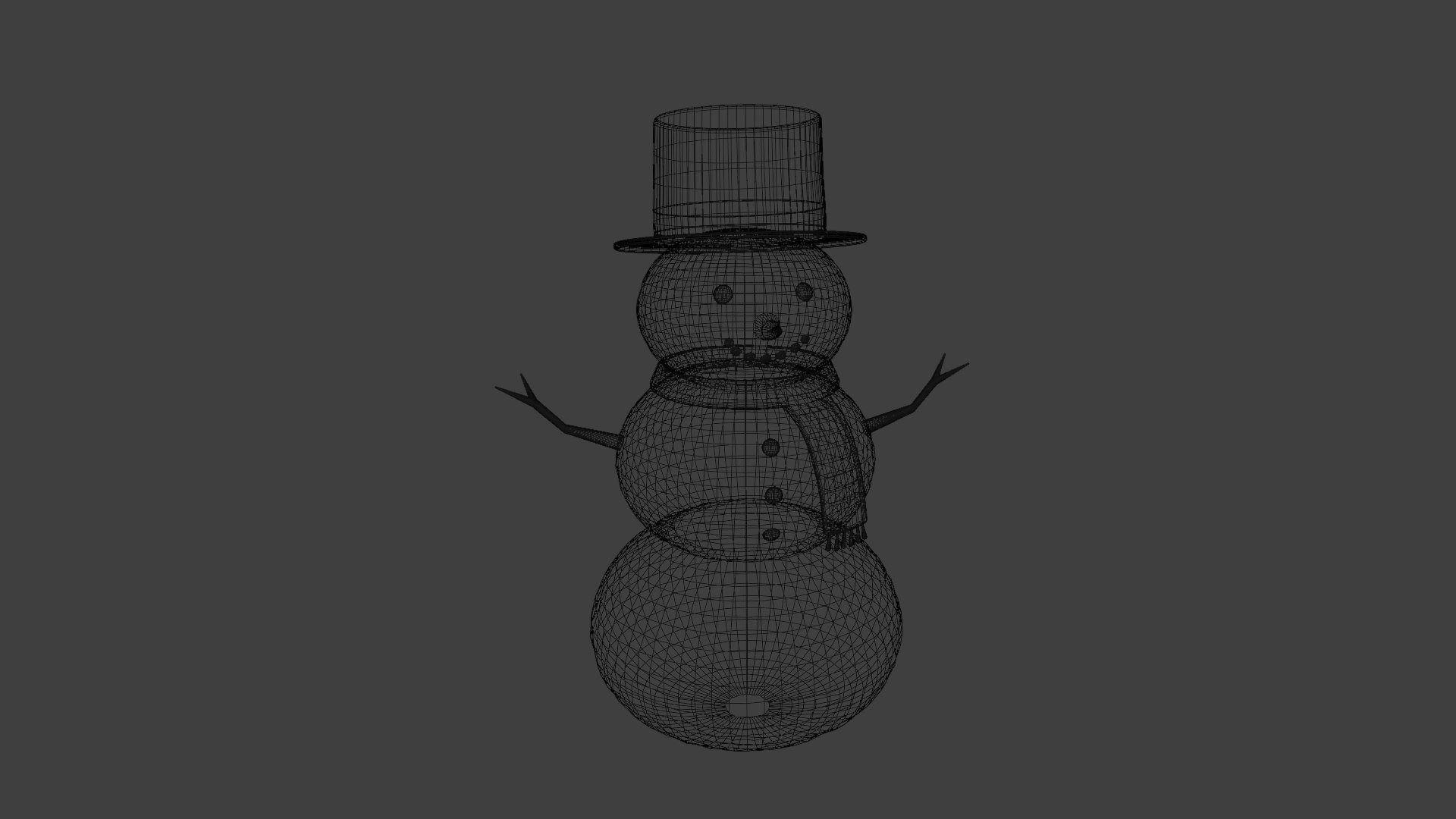 3D SnowMan Model - TurboSquid 2317959