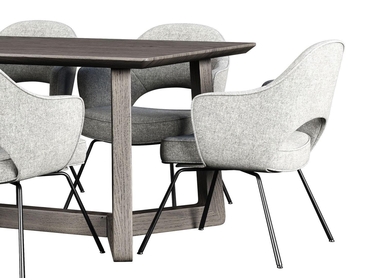 3D Edu Furniture Dining Set V4 - TurboSquid 2250755