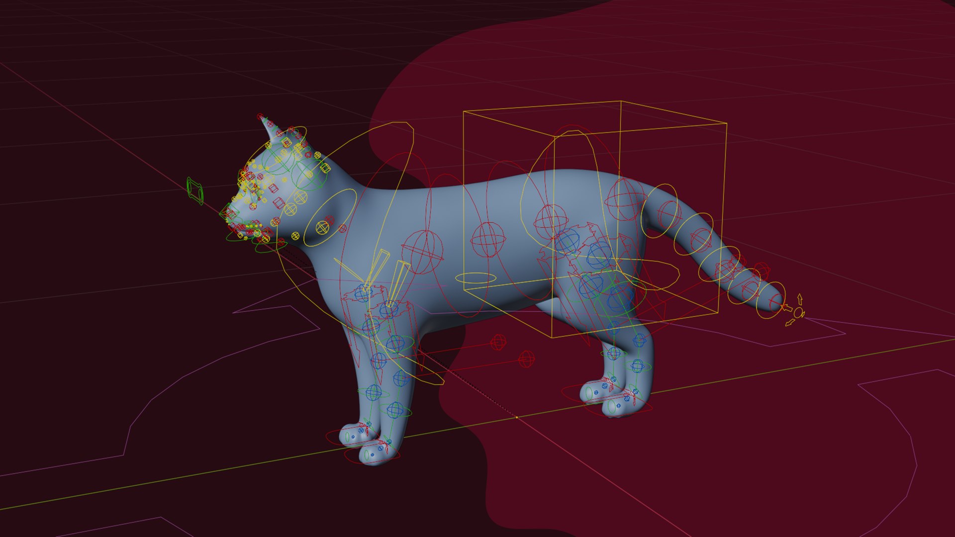 3D Model Cat 3D Cartoon Rigged Model - Blender - TurboSquid 2222149