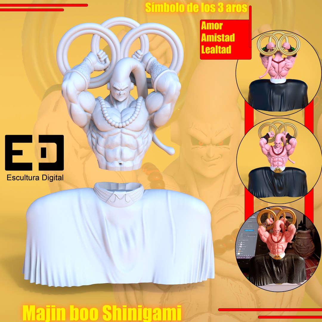 3D Majin Boo Shinigami Model - TurboSquid 2355777