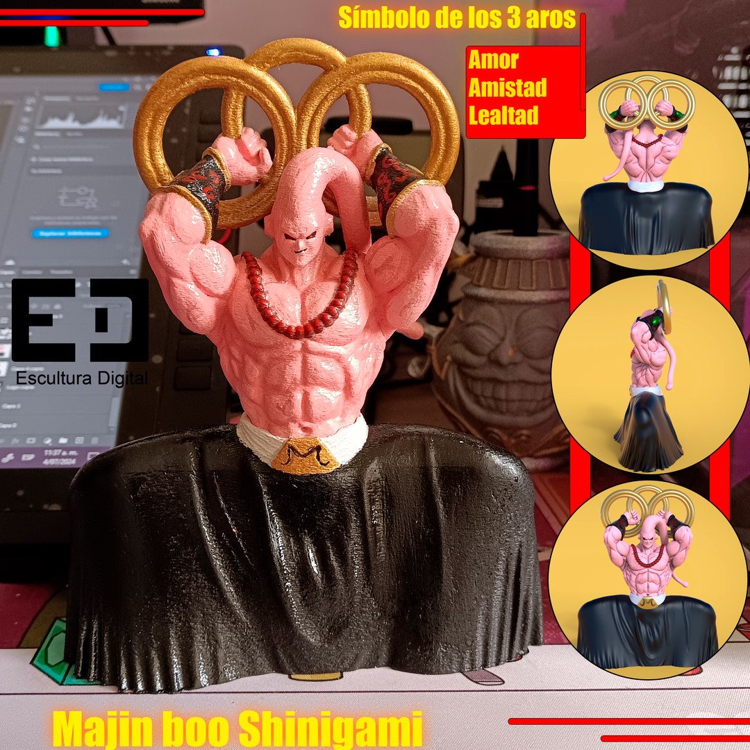 3D Majin Boo Shinigami Model - TurboSquid 2355777