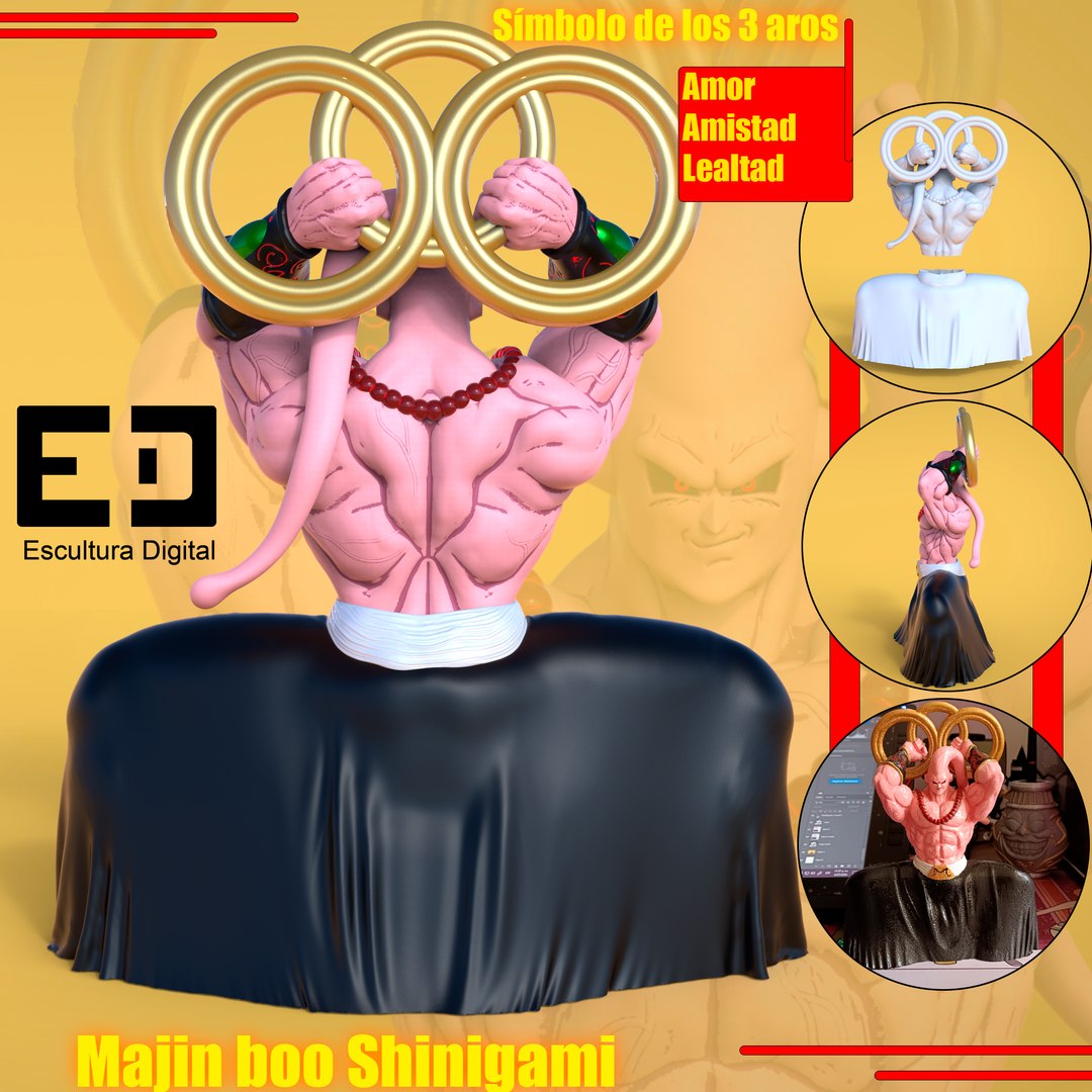 3D Majin Boo Shinigami Model - TurboSquid 2355777