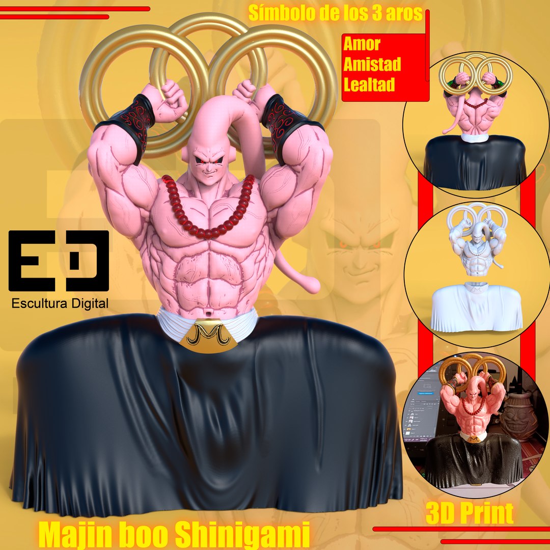 3D Majin Boo Shinigami Model - TurboSquid 2355777