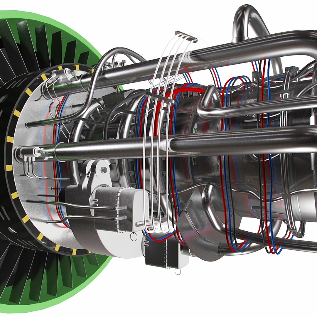 Jet Engine 3D Model - TurboSquid 835180