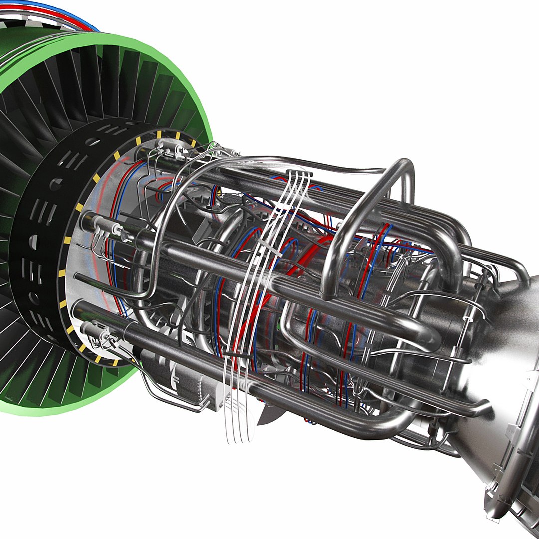Jet Engine 3D Model - TurboSquid 835180