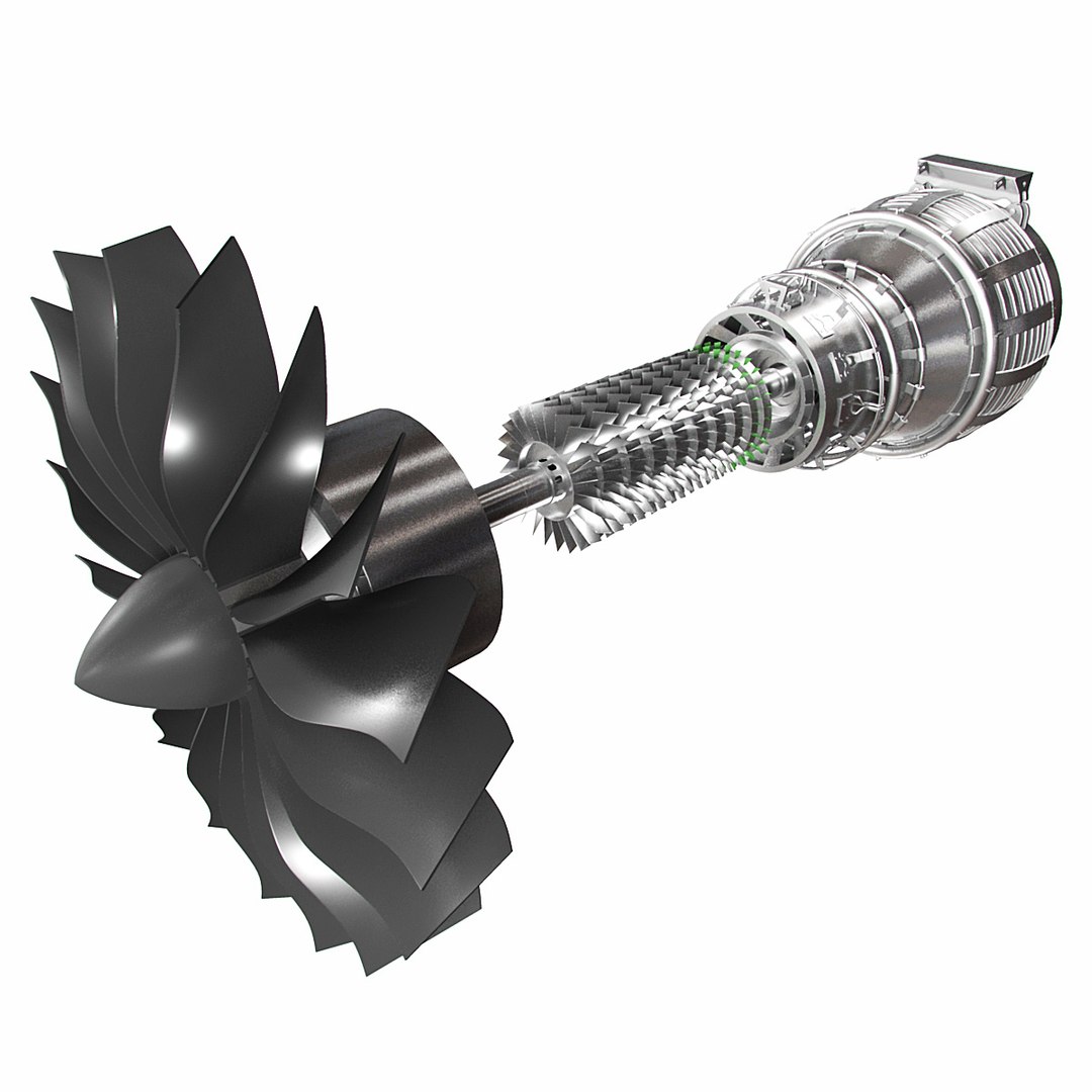 Jet Engine 3D Model - TurboSquid 835180