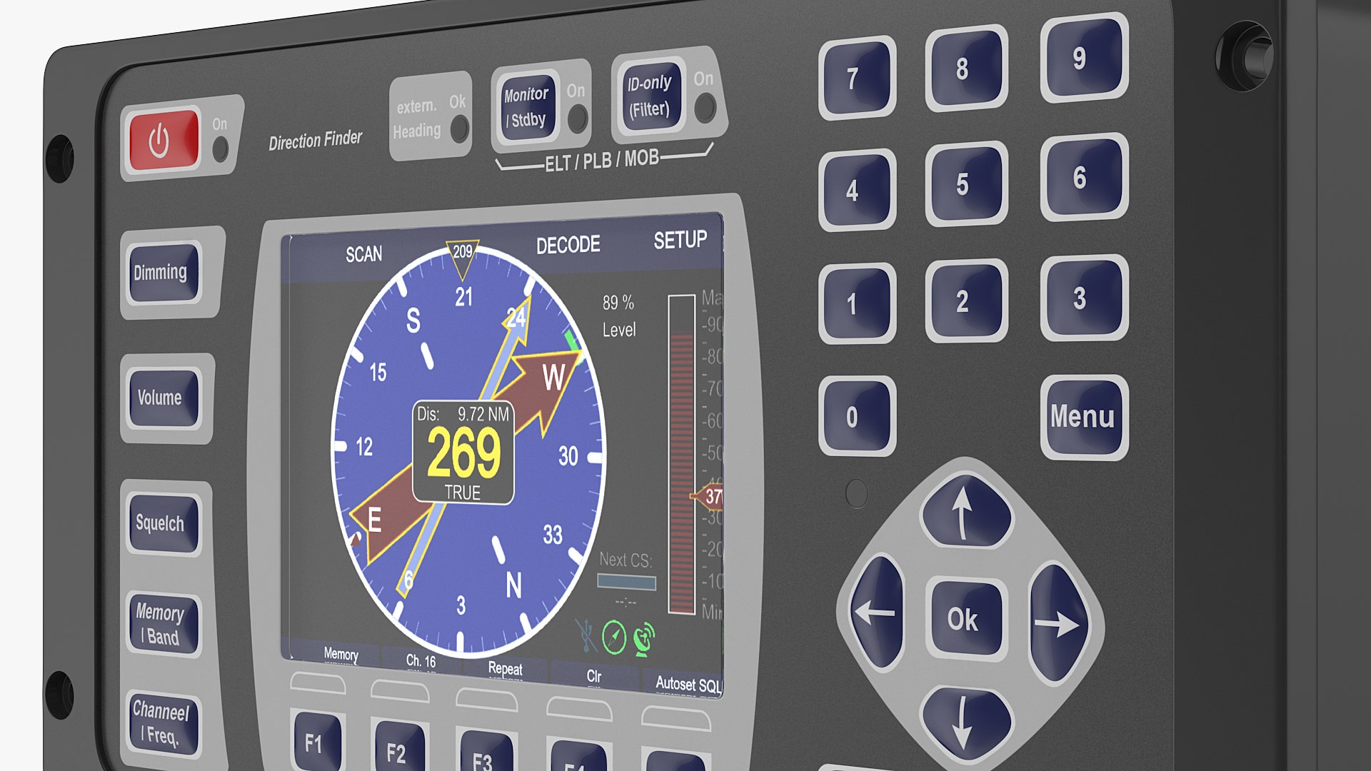 3D sar multiband direction finder model - TurboSquid 1633930