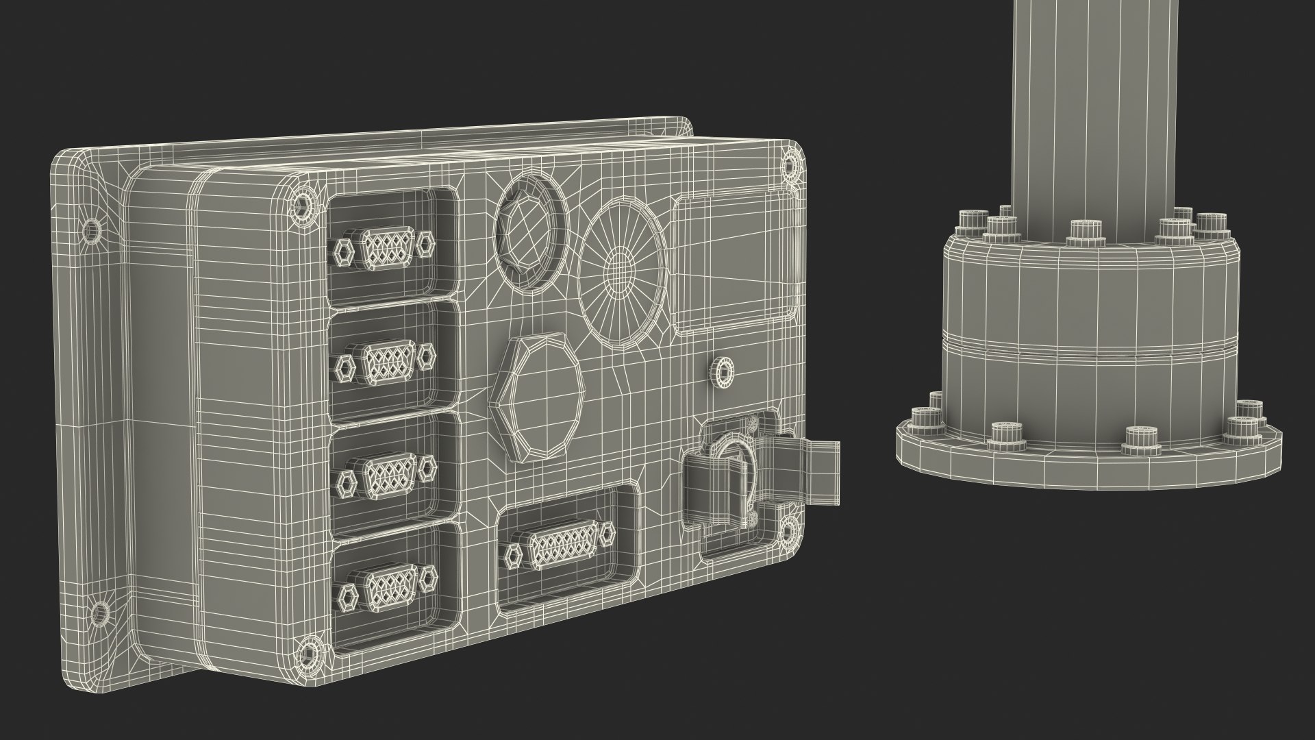 3D Sar Multiband Direction Finder Model - TurboSquid 1633930