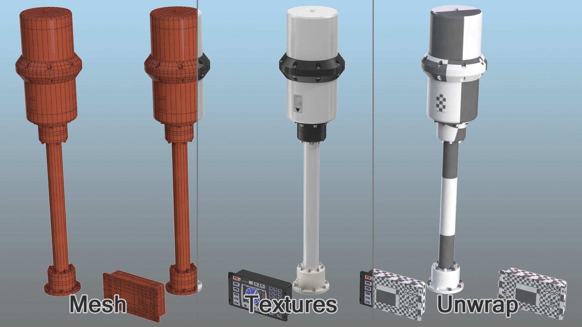 3D sar multiband direction finder model - TurboSquid 1633930