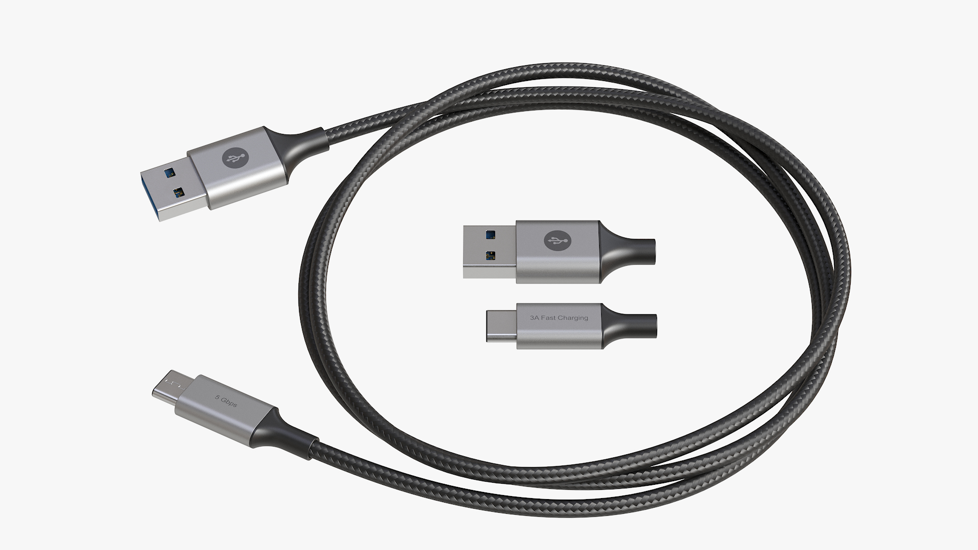 3D USB 3 To USB C Cable - TurboSquid 2261092