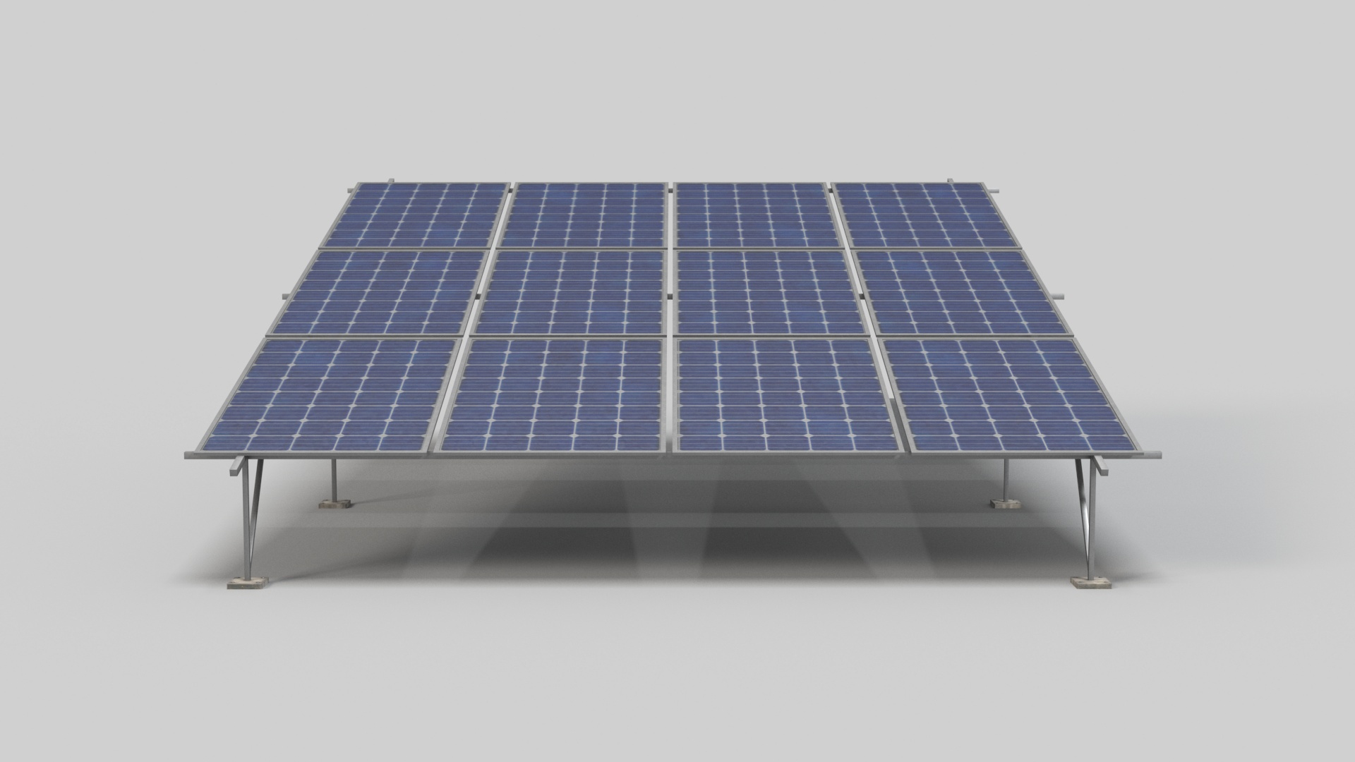 Solar Panel Farm Kit 3D Model - TurboSquid 2163590