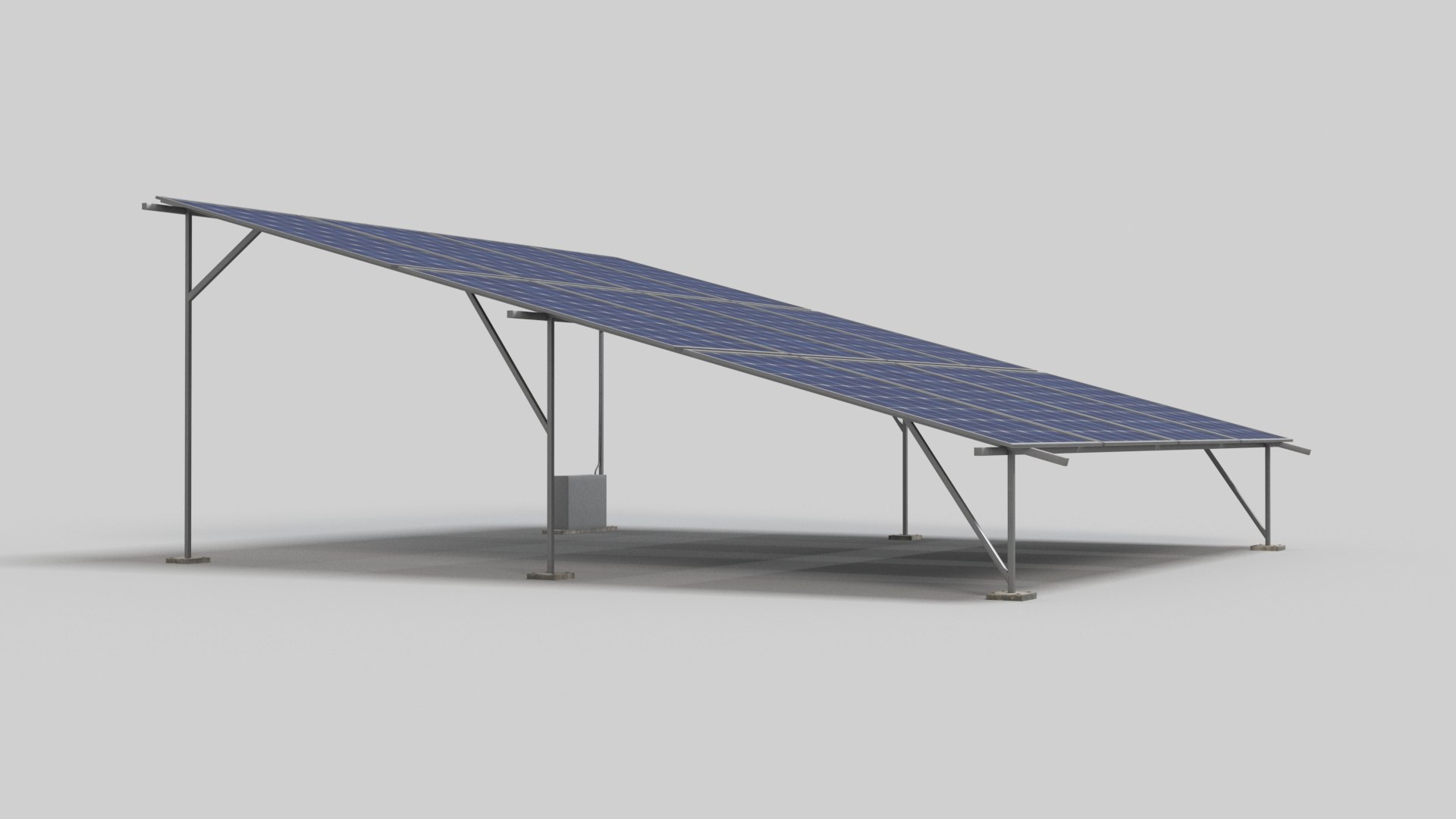 Solar Panel Farm Kit 3D Model - TurboSquid 2163590