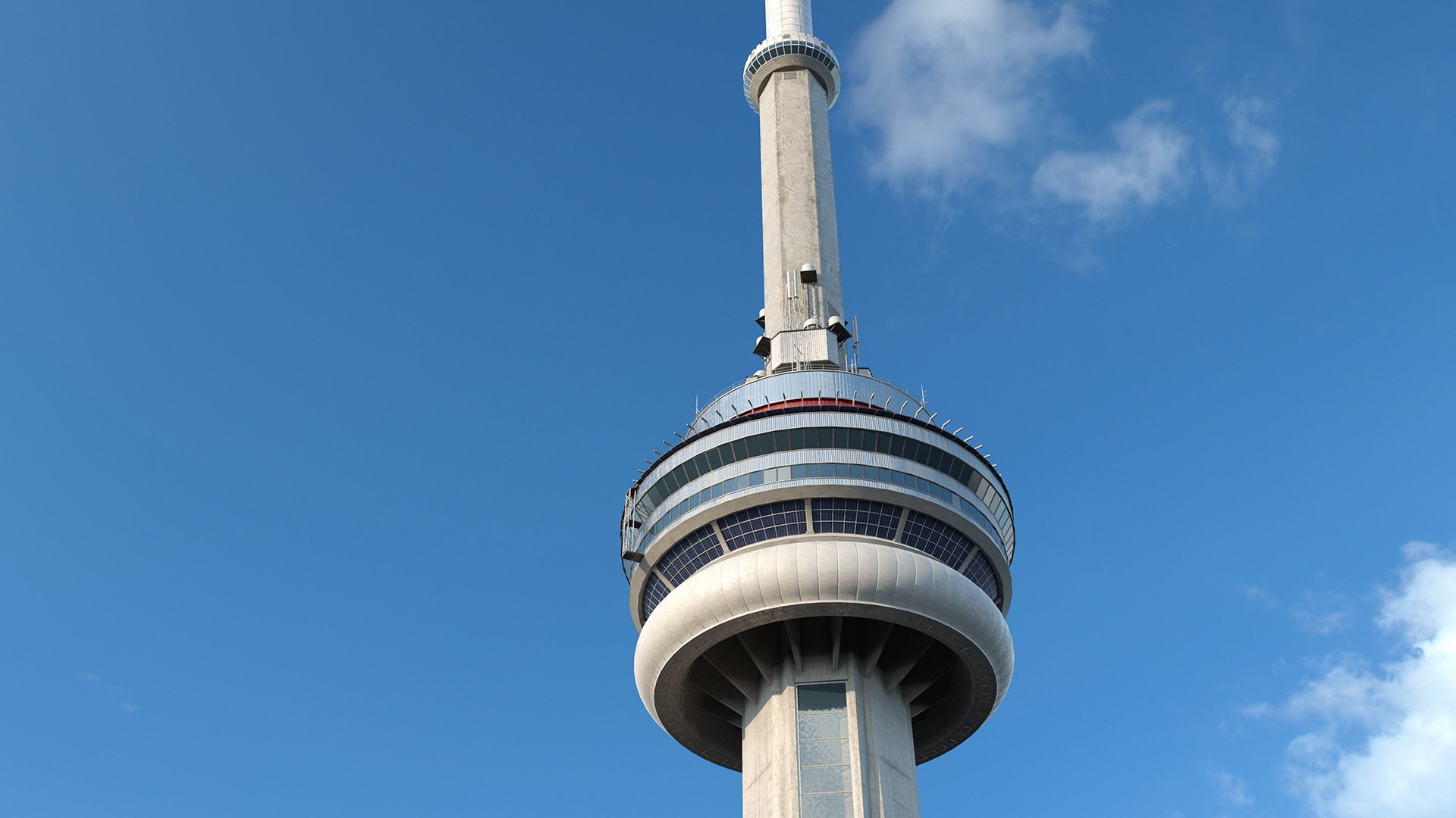 Cn Tower Toronto 3D Model - TurboSquid 1518220