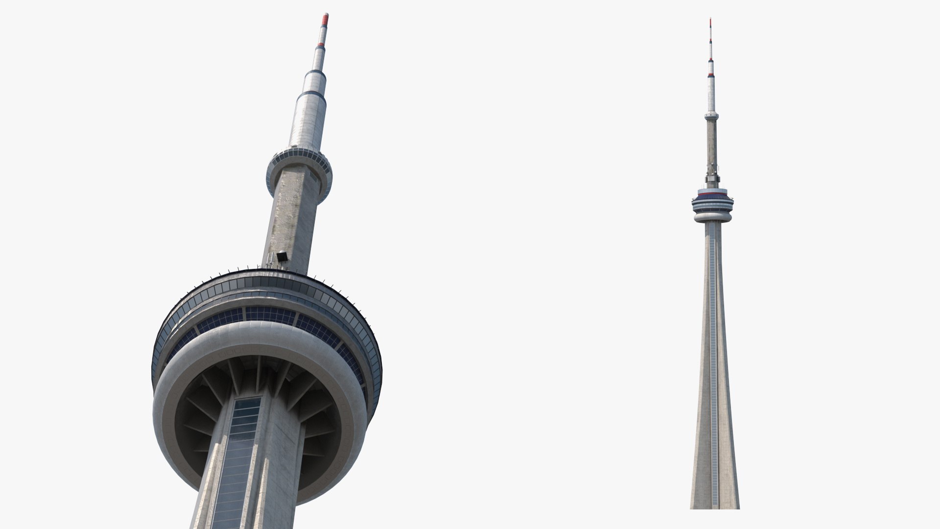 Cn Tower Toronto 3D Model - TurboSquid 1518220