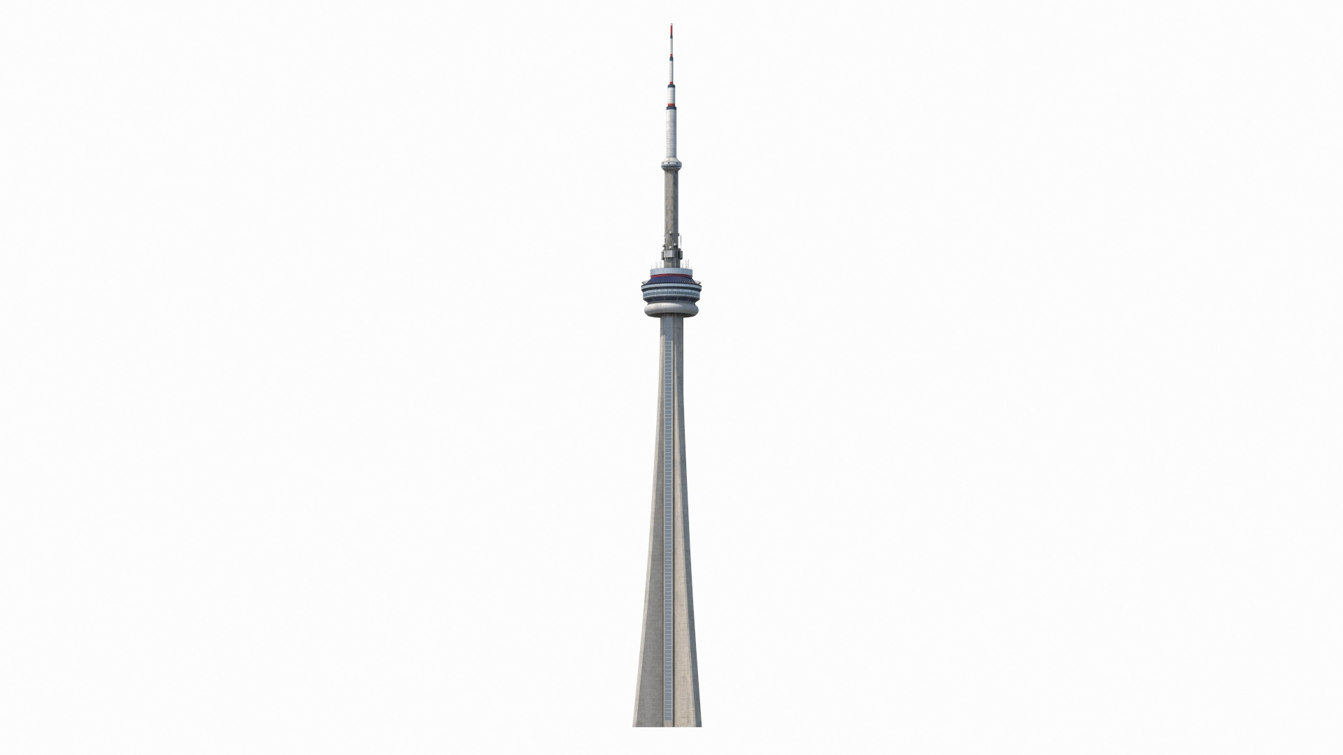 Cn Tower Toronto 3D Model - TurboSquid 1518220