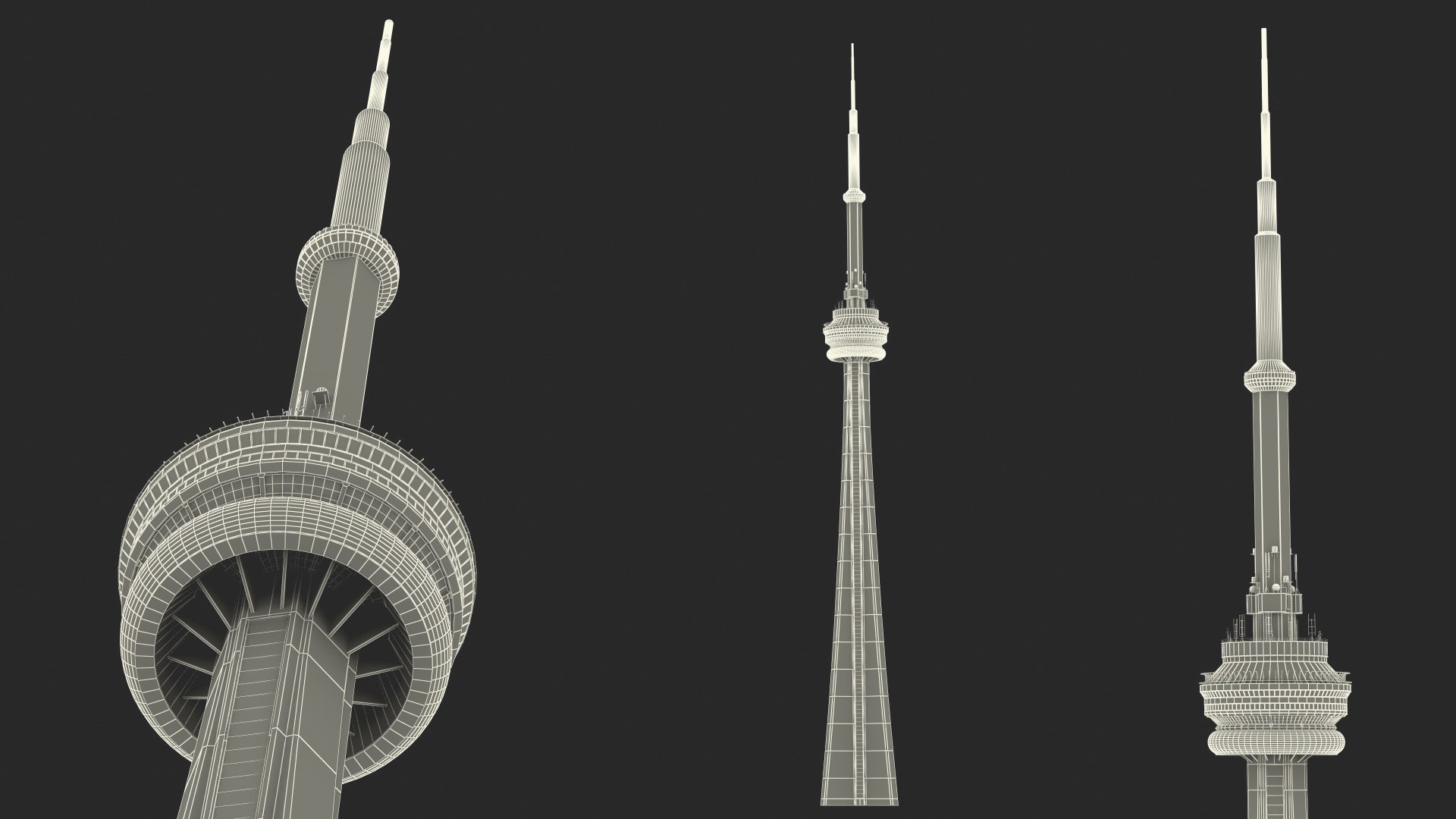 Cn Tower Toronto 3D Model - TurboSquid 1518220