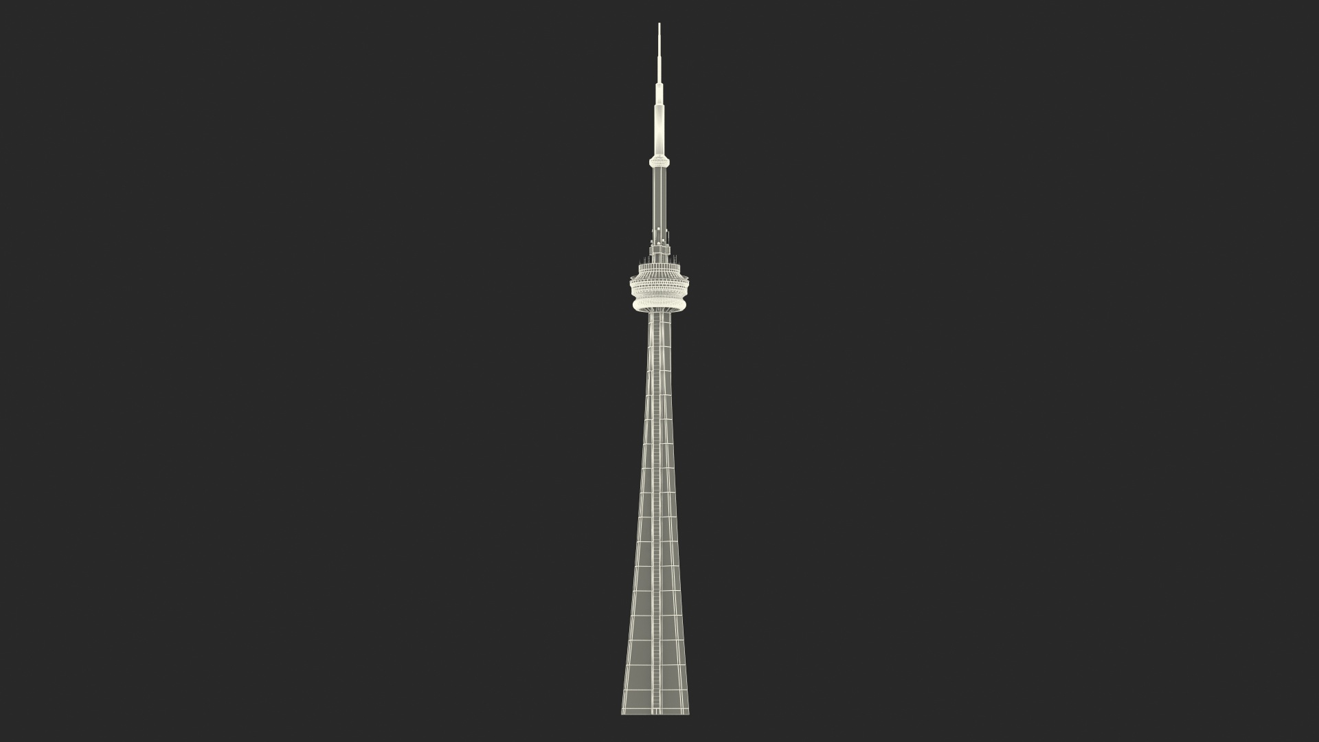 Cn Tower Toronto 3D Model - TurboSquid 1518220