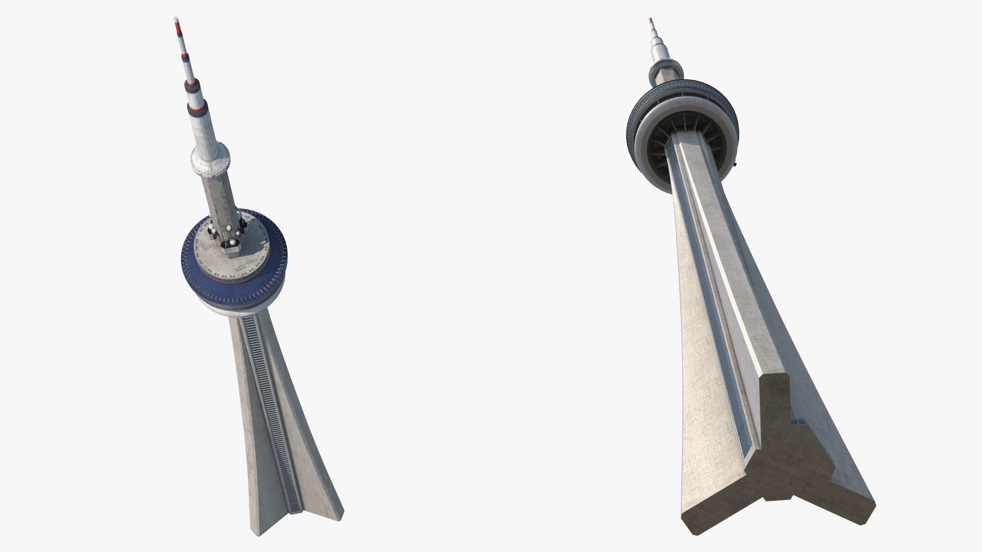 Cn Tower Toronto 3D Model - TurboSquid 1518220