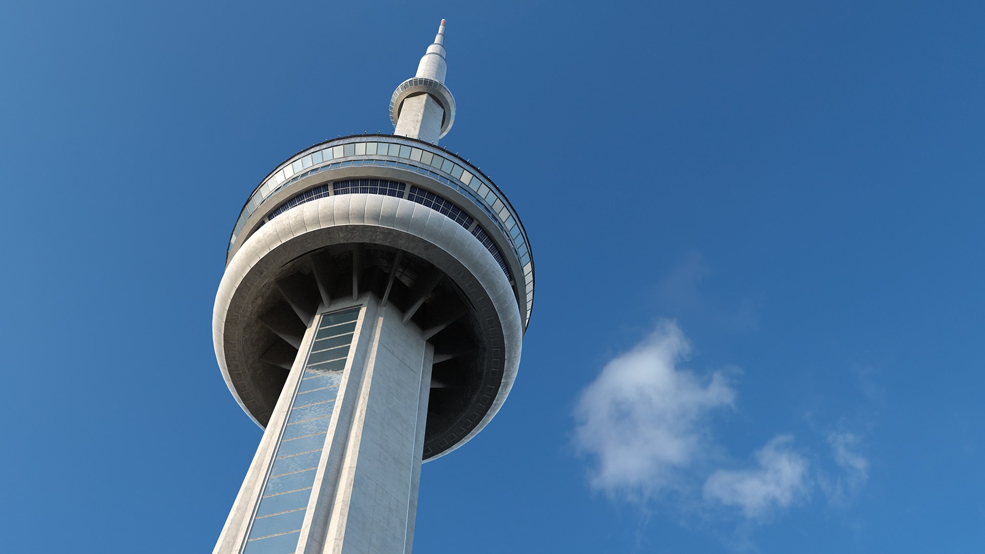 Cn Tower Toronto 3D Model - TurboSquid 1518220