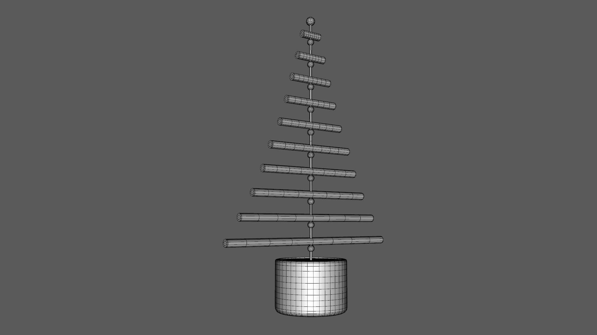 Xmas Logs Christmas Tree Christmas Logs Wooden Tree Low-poly 3D Model ...