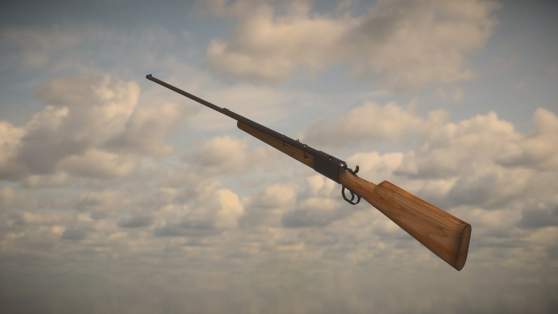 3D Model Western Rifle - TurboSquid 2277074
