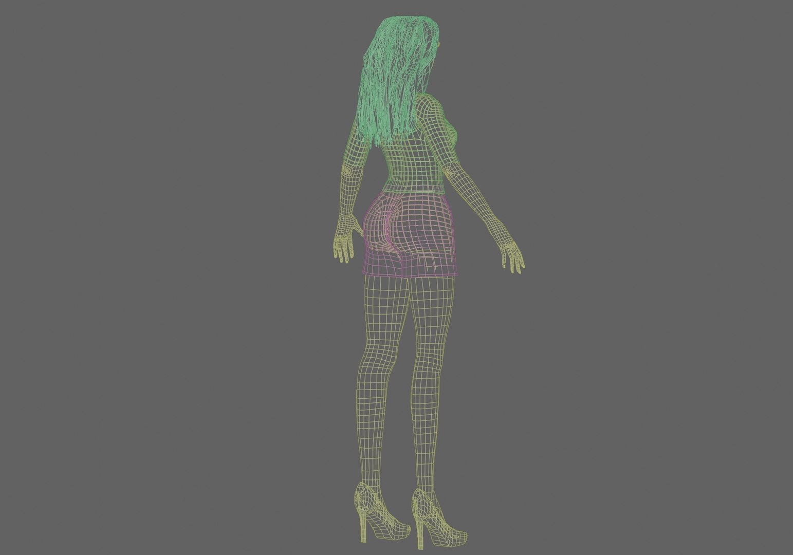 Beautiful Cute Woman V30172 3D Model - TurboSquid 2265179