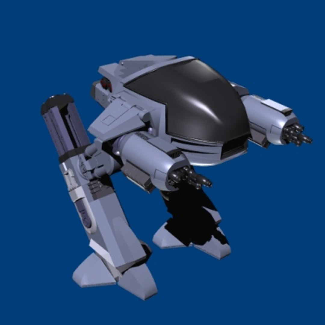 robocop robot droid 3d model