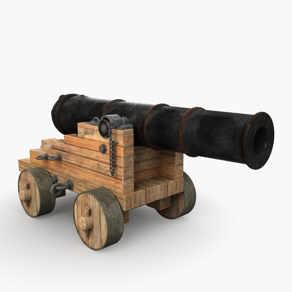 3D cannon - TurboSquid 1155889