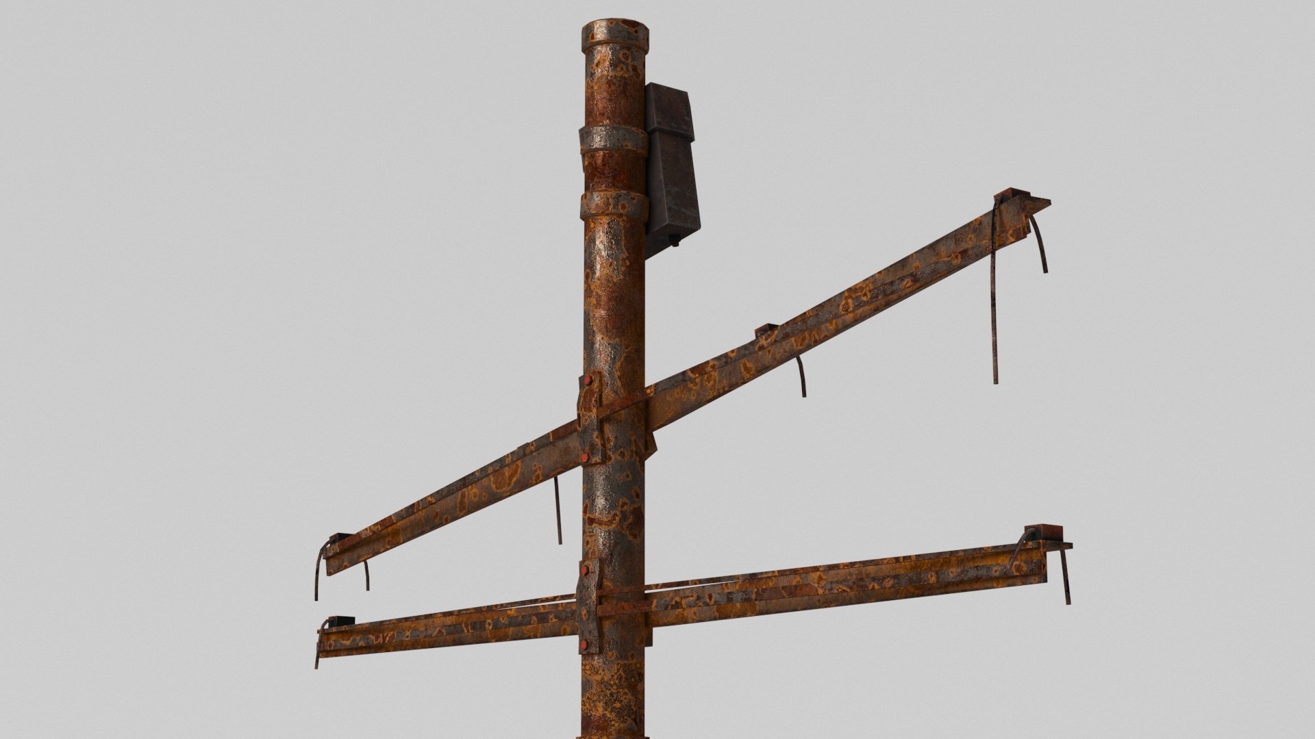 Lamp Post Old Model - TurboSquid 2066891