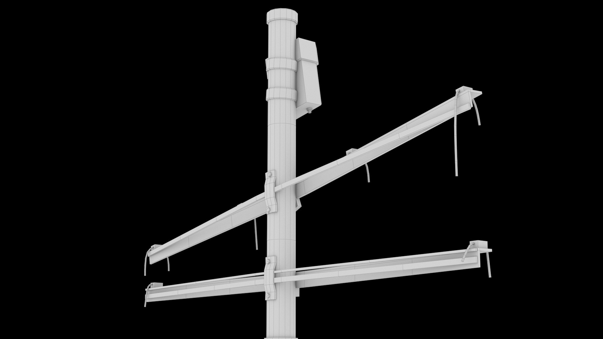 Lamp Post Old Model - TurboSquid 2066891