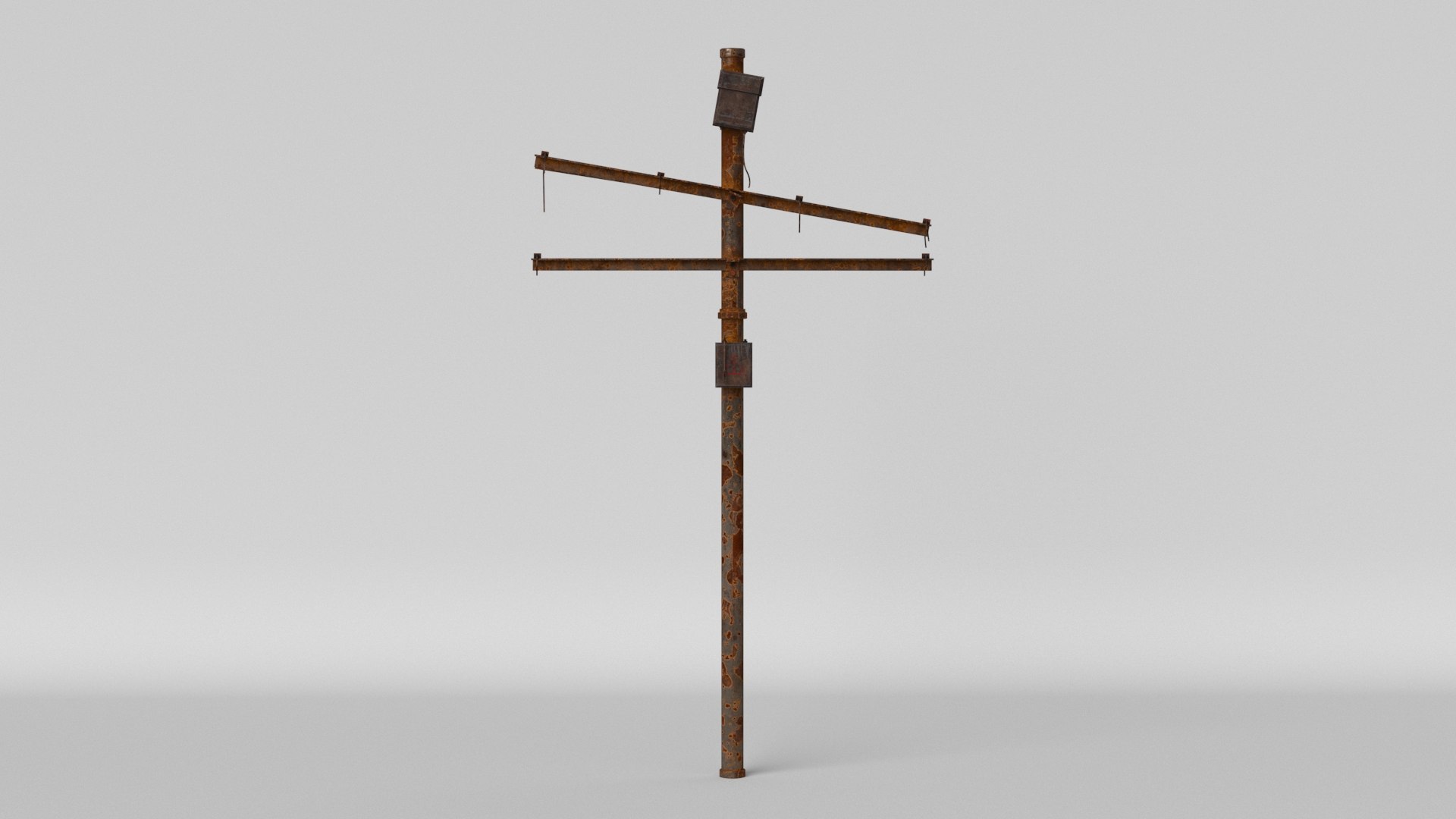 Lamp Post Old Model - TurboSquid 2066891