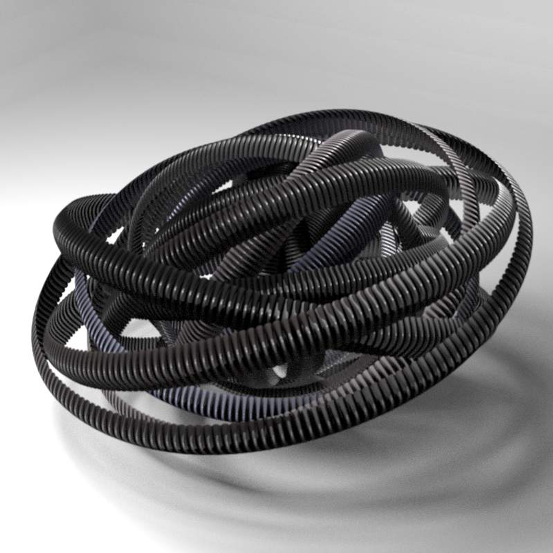 3d Model Plastic Pipe 1