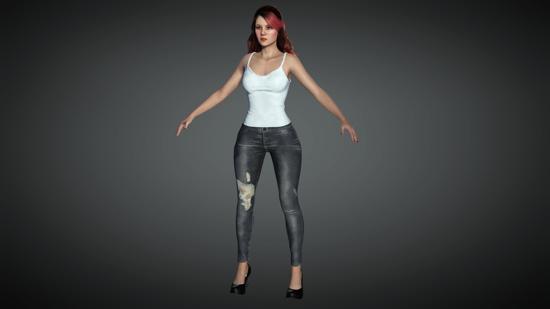 Casual Woman 3D Model - TurboSquid 1827231