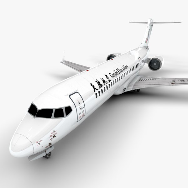 modelo 3d Genghis Khan Airlines COMAC ARJ21-700 L1907 - TurboSquid 2009760