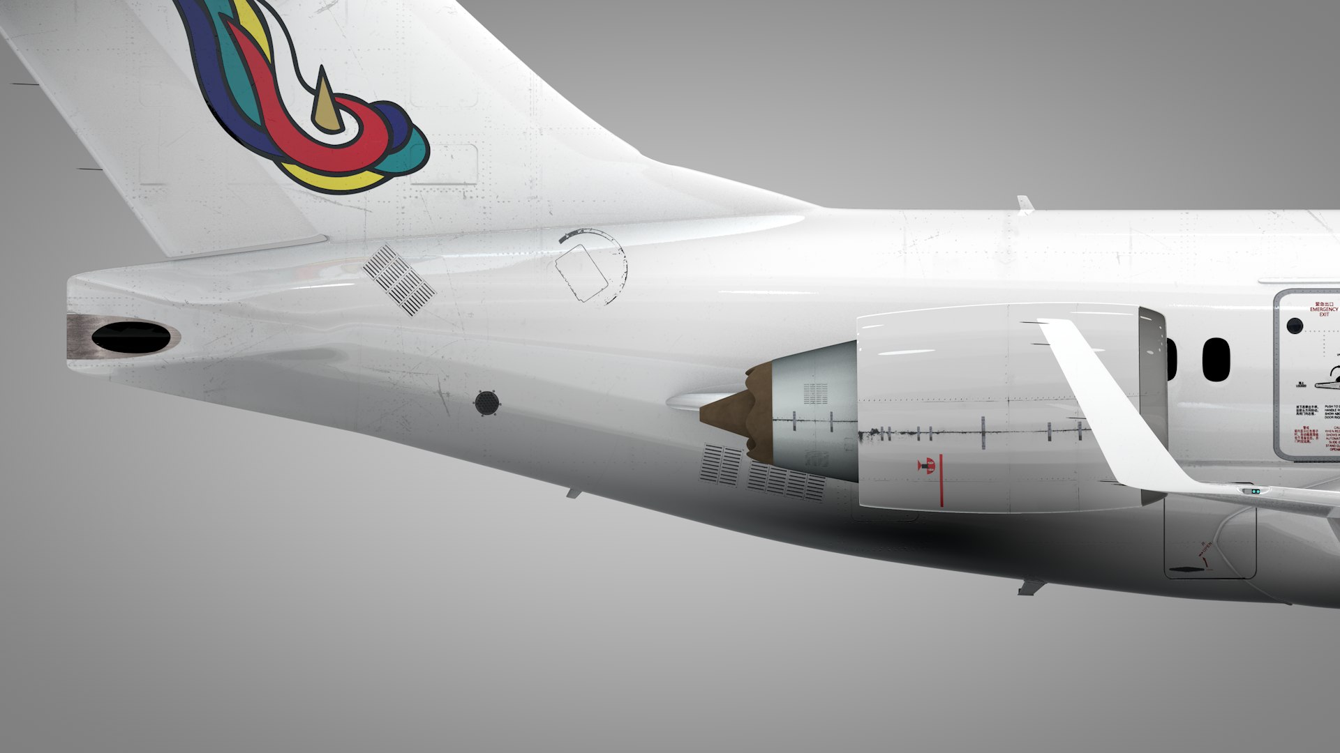 Genghis Khan Airlines COMAC ARJ21-700 L1907 3D Model - TurboSquid 2009760
