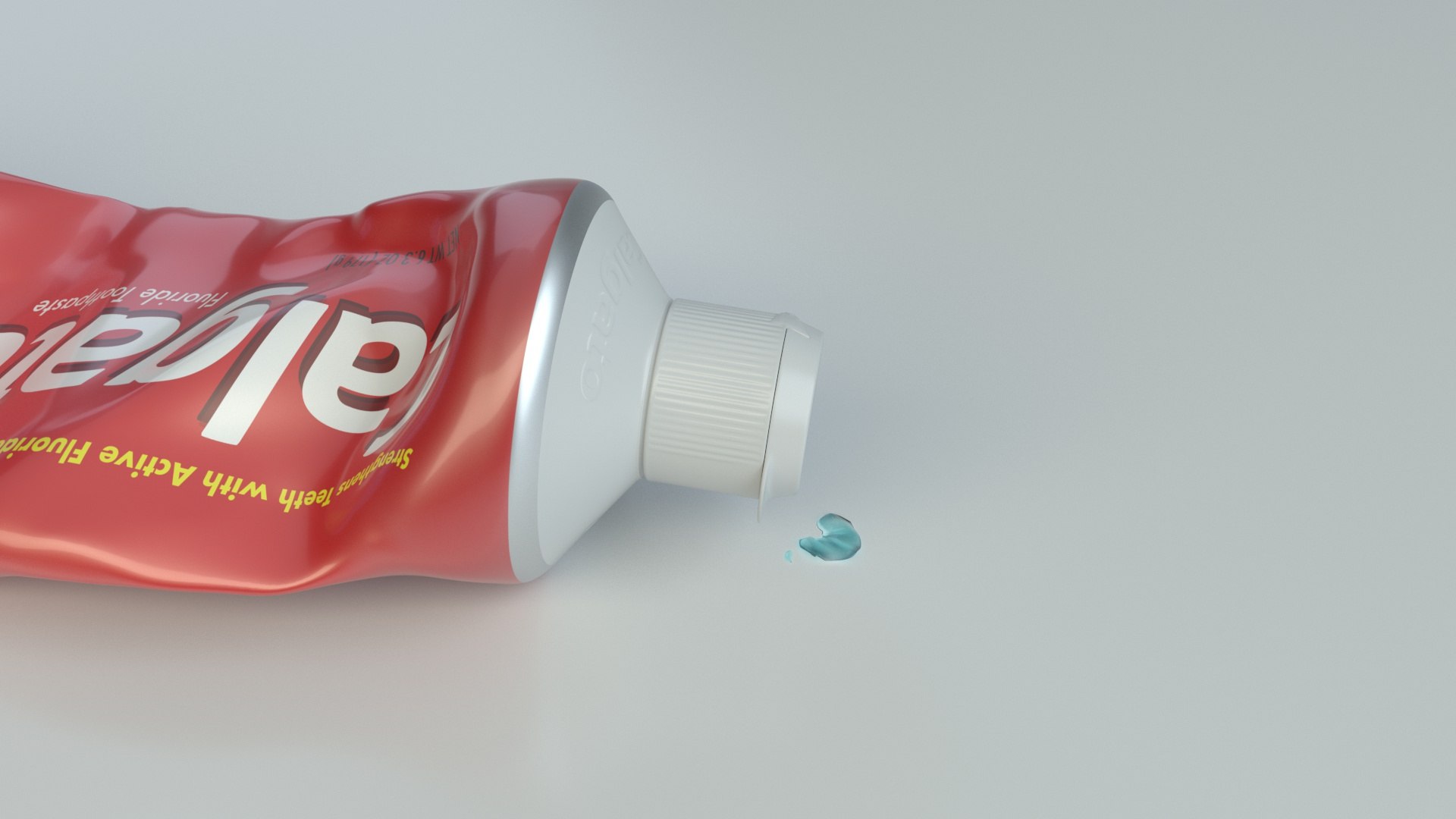 3D Toothpaste Tube - TurboSquid 1469255