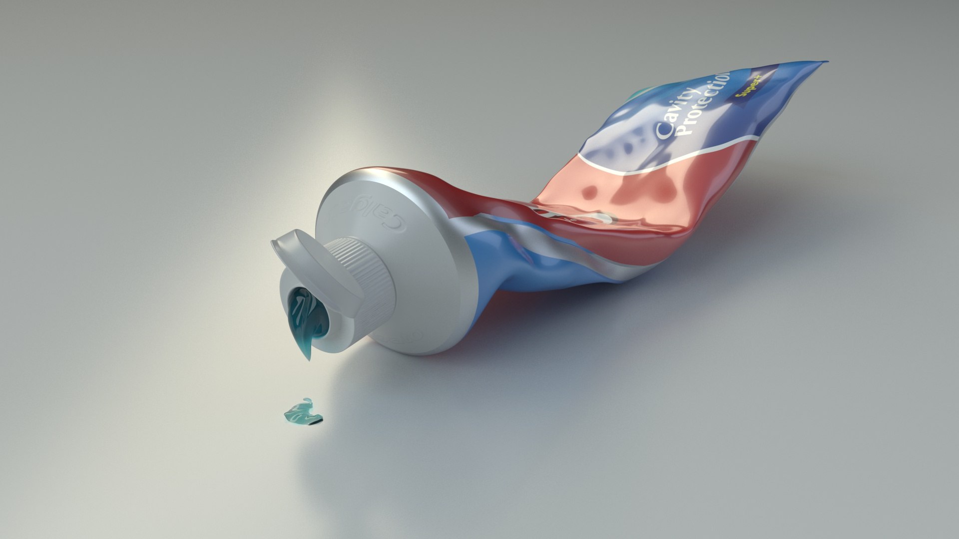 3D Toothpaste Tube - TurboSquid 1469255