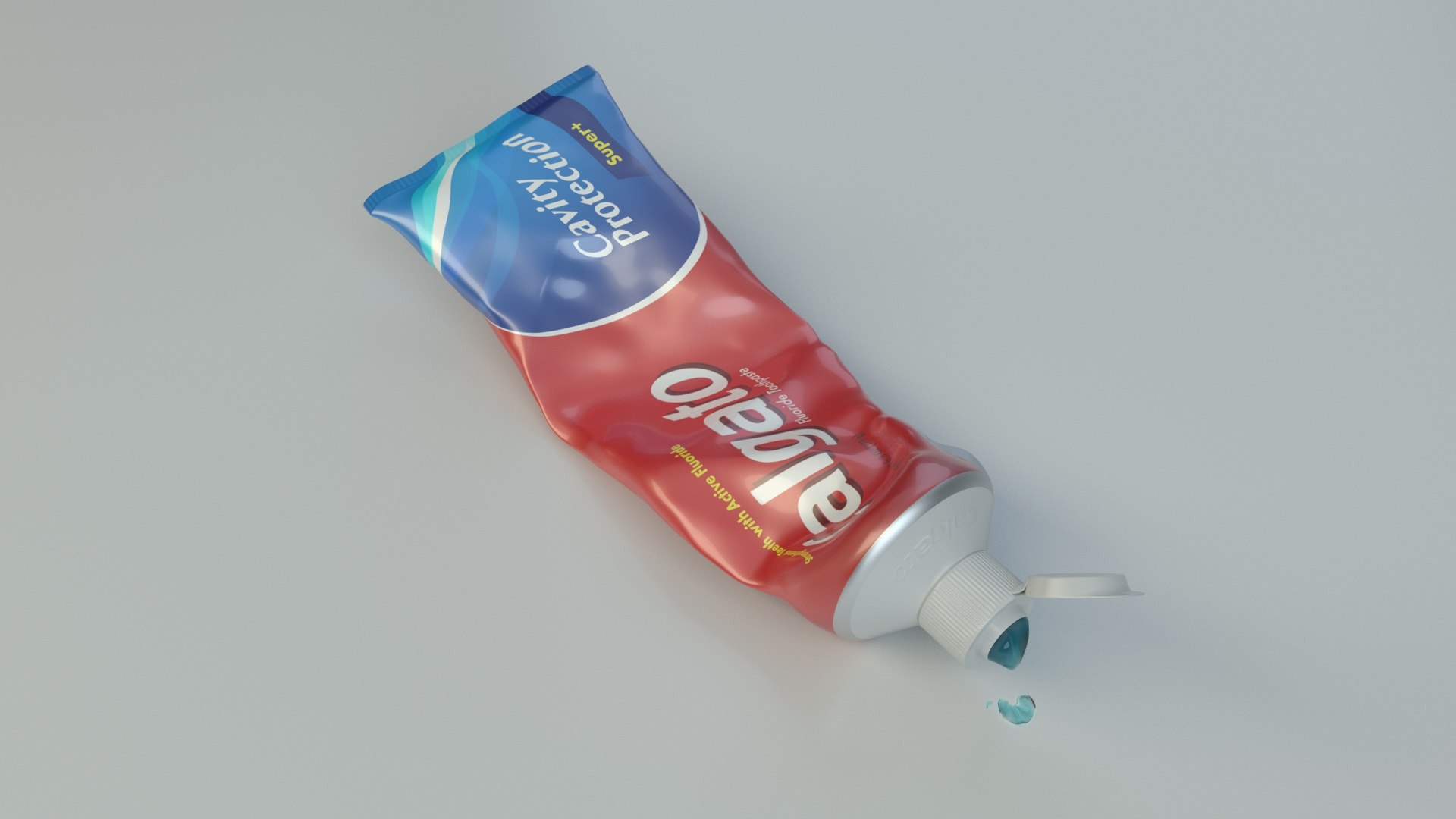 3D Toothpaste Tube - TurboSquid 1469255
