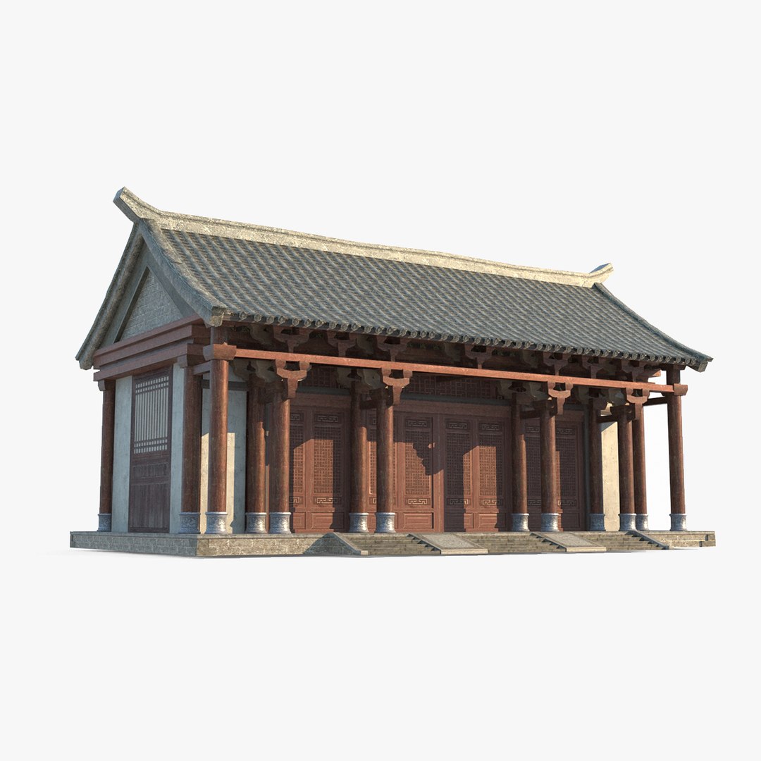 Ancient buildings towns and houses in Asia 3D model - TurboSquid 2031119