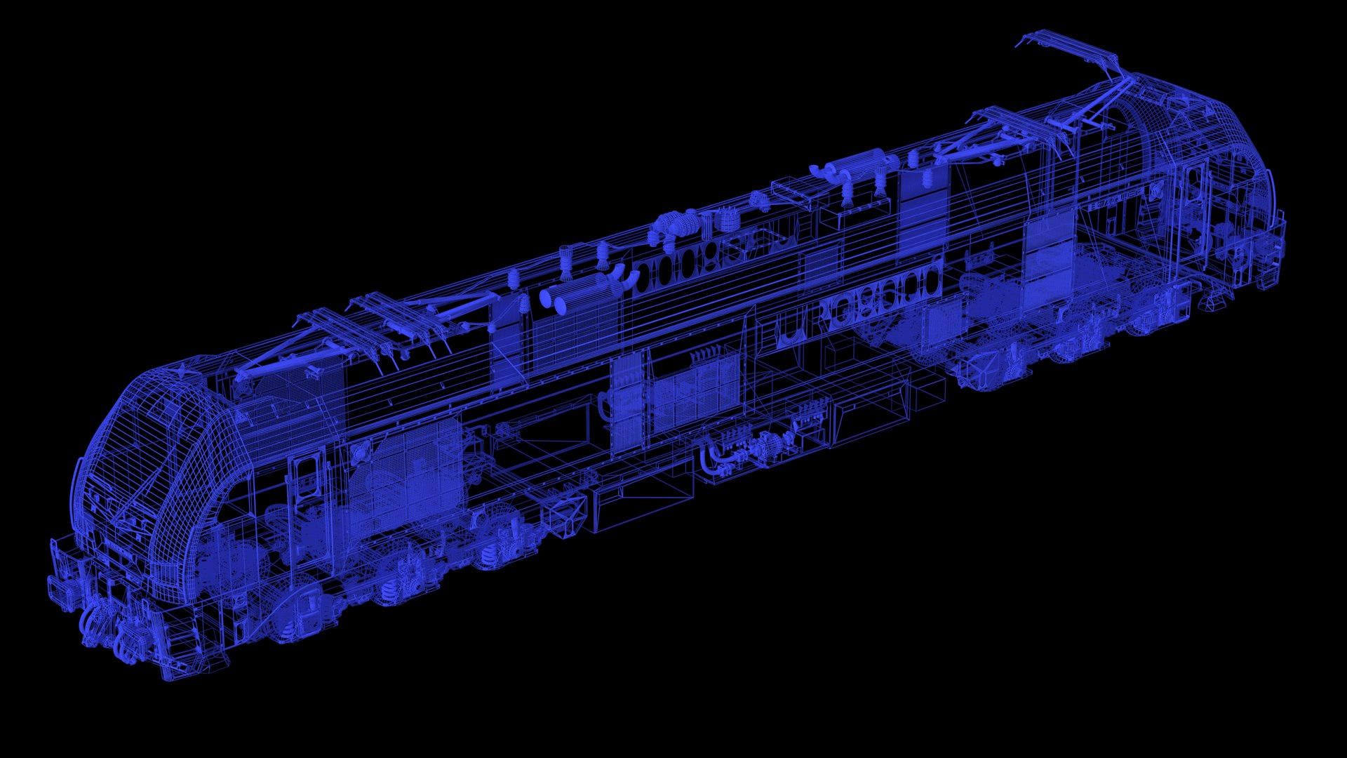 3D Stadler Euro 9000 Hybrid Multi-system Locomotive Model - TurboSquid 2167840